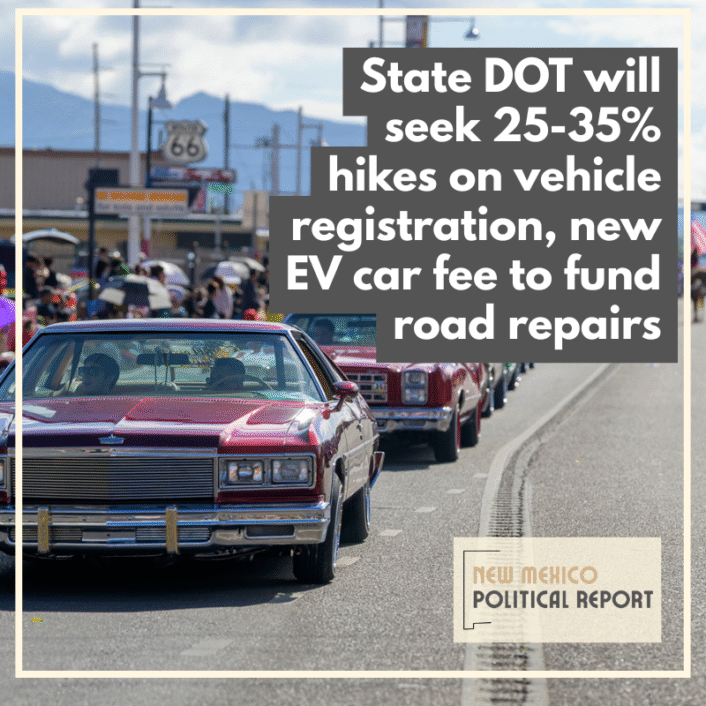 State DOT will seek 25-35% hikes on vehicle registration, new EV car ...